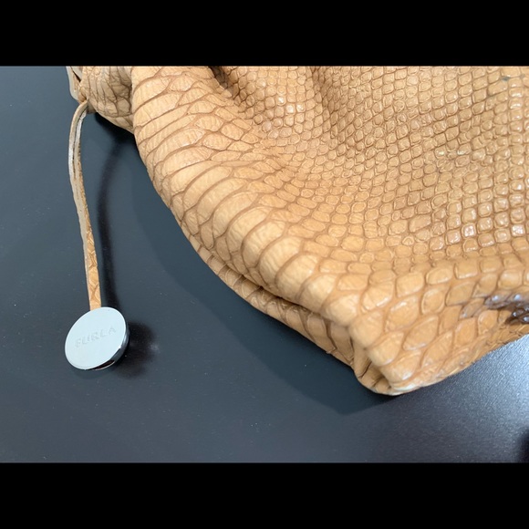 Furla | Bags | Tan Furla Snake Shoulder Bag | Poshmark